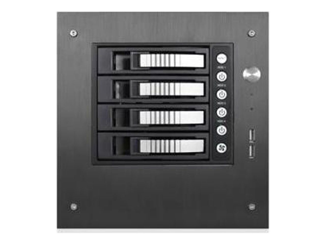 iStarUSA S-35-B4SL Black Aluminum / Steel Tower Compact Stylish 4 x 3.5 ...