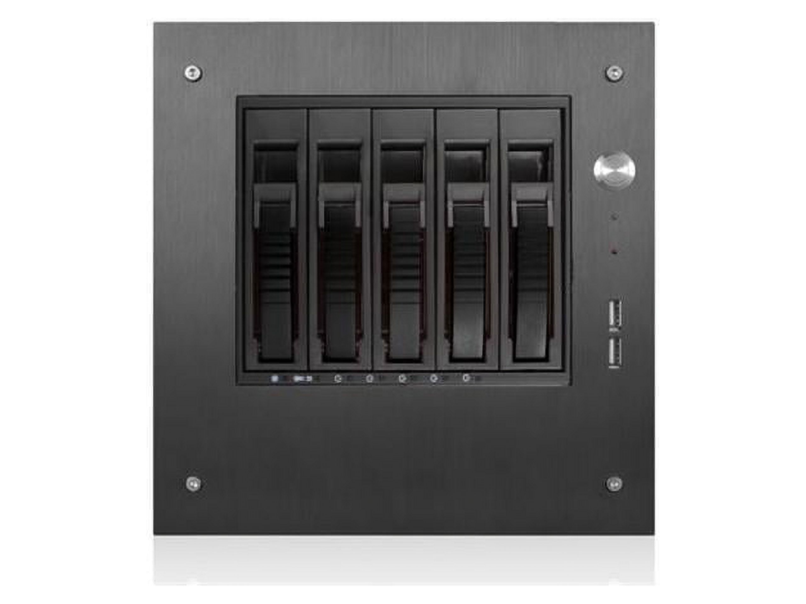iStarUSA S-35-B5BK Black Aluminum / Steel Tower Compact Stylish 5 x 3.5 ...