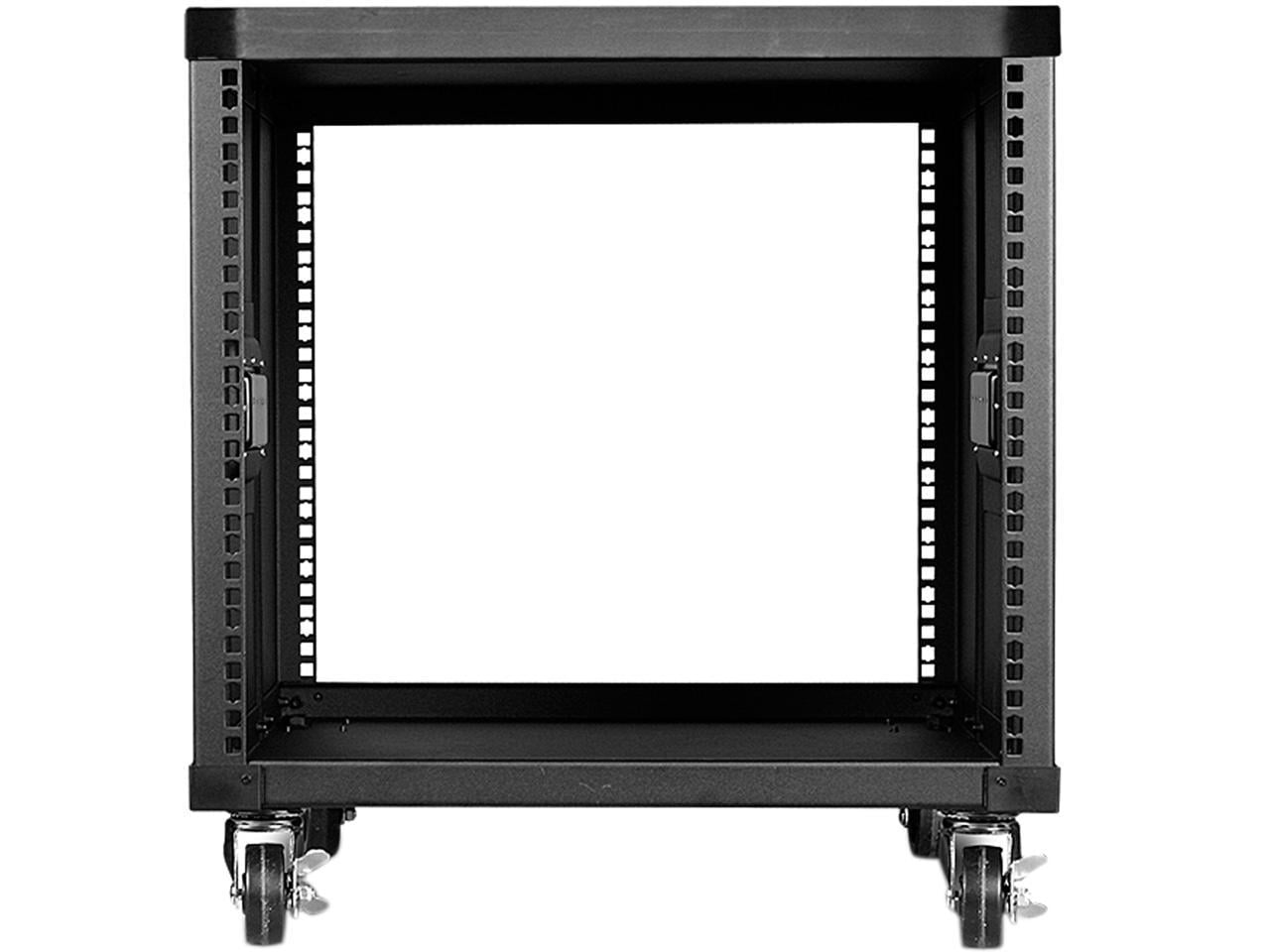 iStarUSA WD-960-WT 9U 600mm Depth Simple Server Rack with Wood Top ...