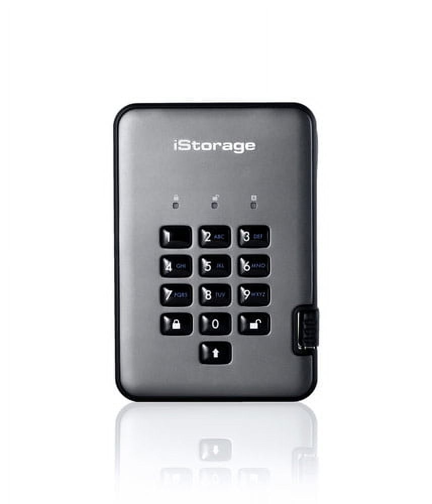 iStorage diskAshur PRO2 256-bit 2TB USB 3.1 FIPS Level 3 Solid-State ...