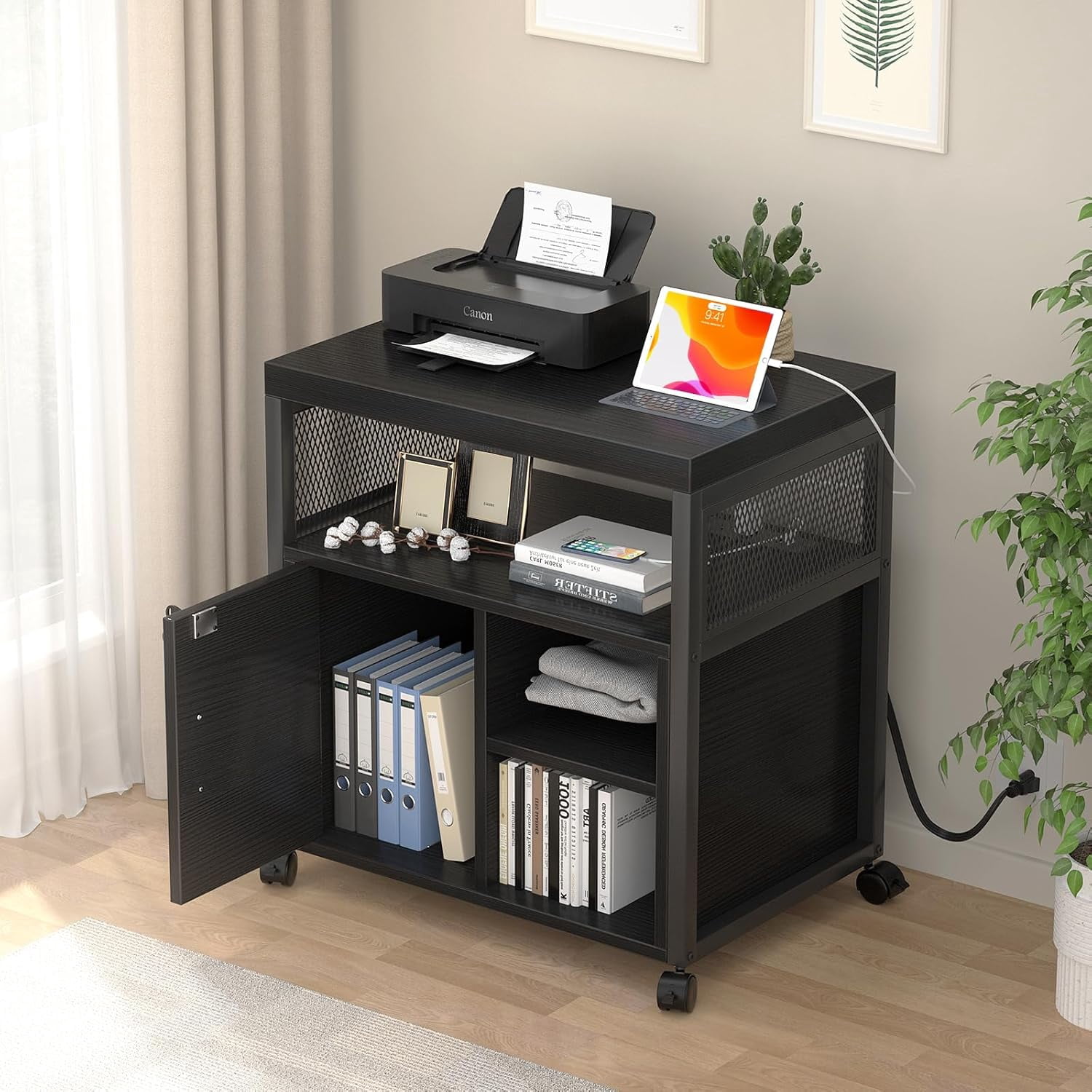 iSunirm Upgraded File Cabinet Lateral Office Filing Cabinet with ...