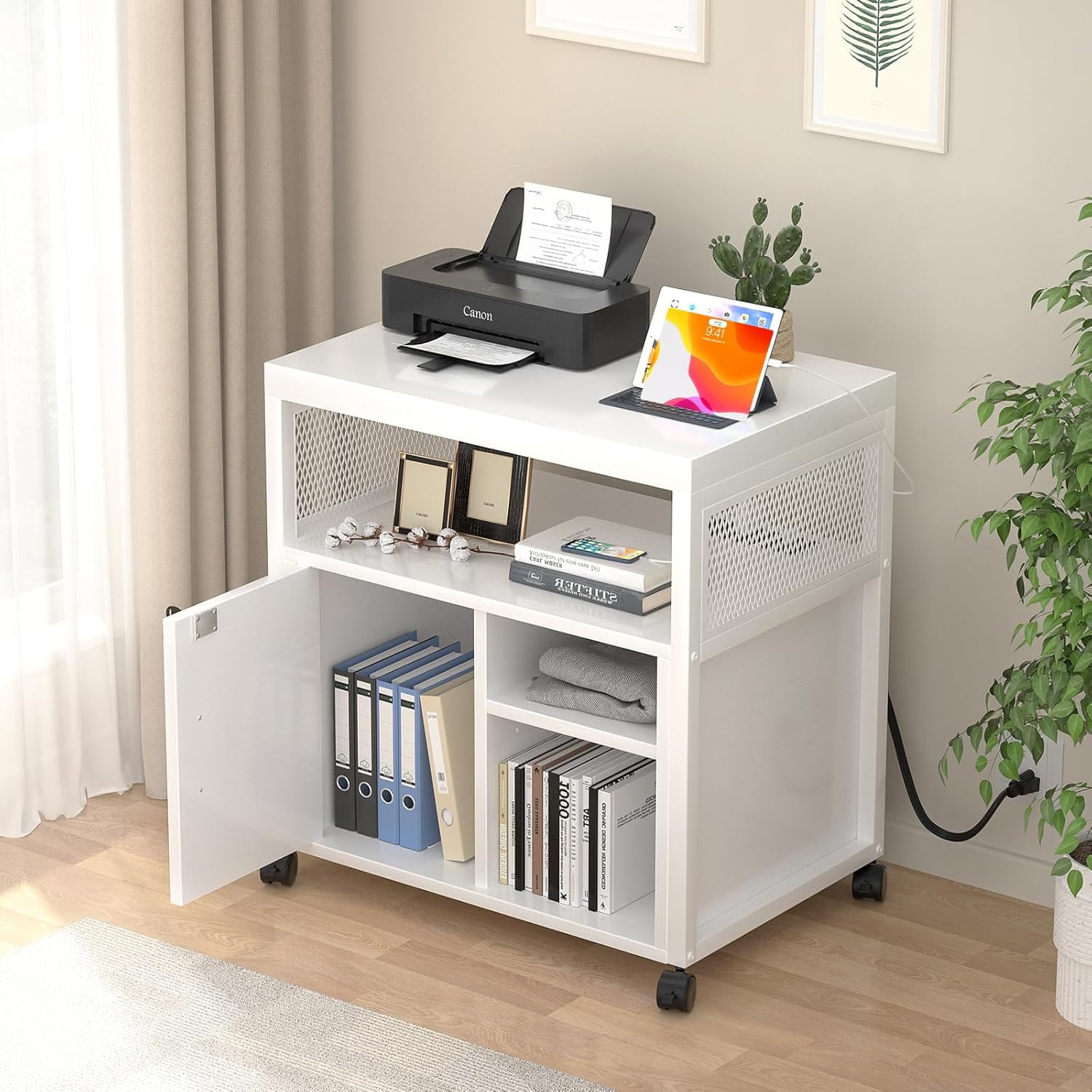 iSunirm Upgraded File Cabinet Lateral Office Filing Cabinet with ...