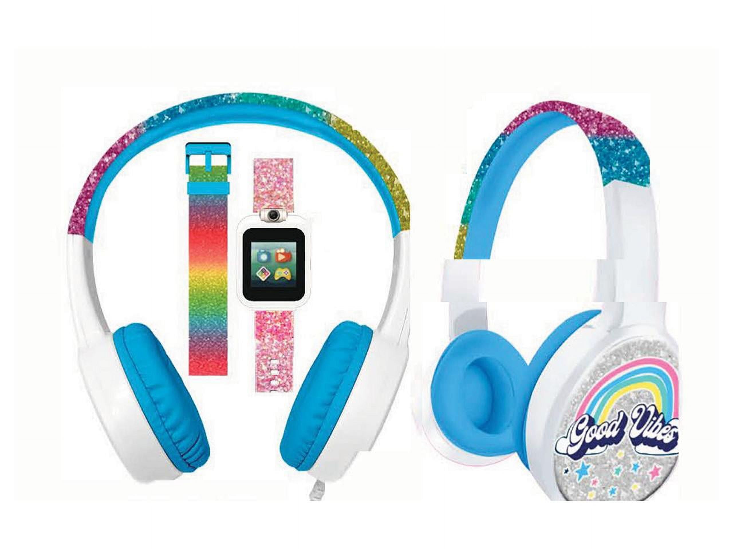 iTECH Jr Unisex Kids Smartwatch with Interchangeable Strap & Headphone ...