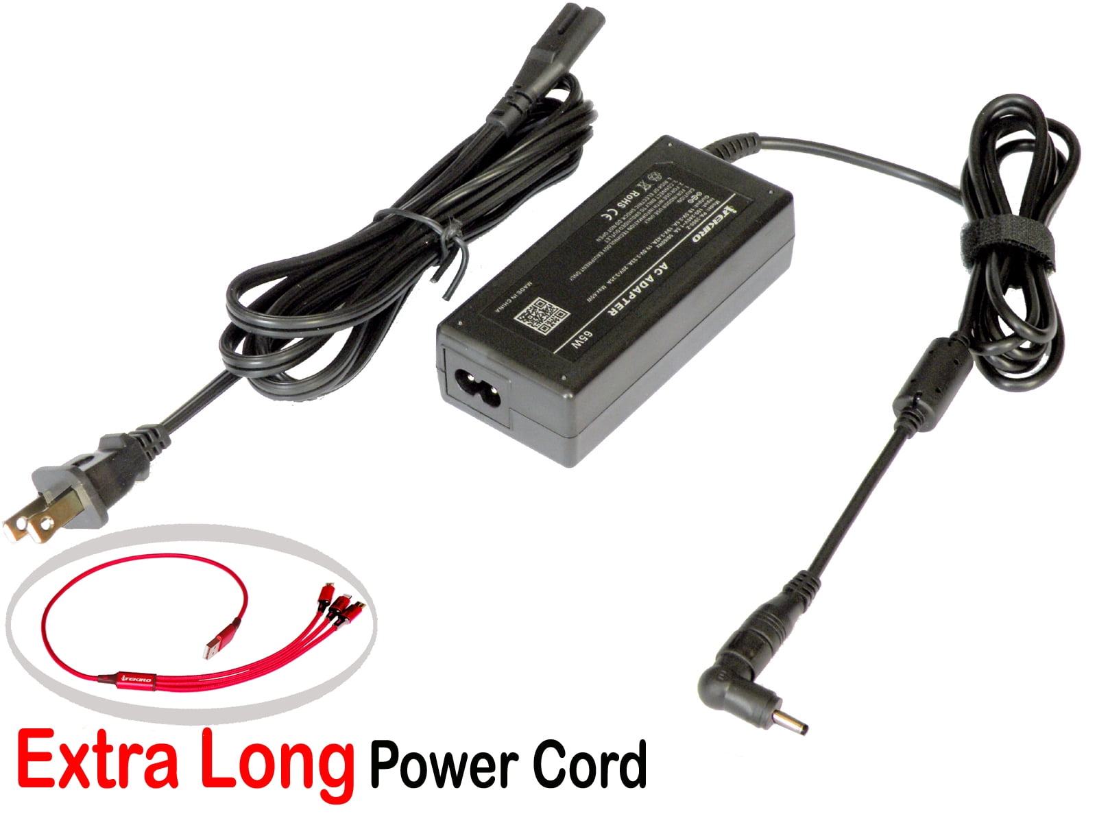 iTEKIRO 65W AC Adapter for Fujitsu Stylistic Q616, Q665, Q704, Q736 ...