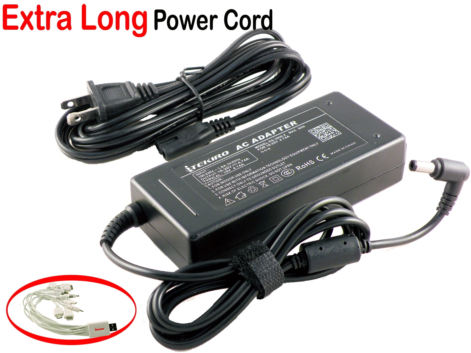 iTEKIRO AC Adapter for Fujitsu Lifebook A3510 E5411 E5511 U7311 U9311X ...
