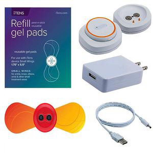 iTENS Device With Small Wings, 1 Pair Electrodes, USB Charger and ...