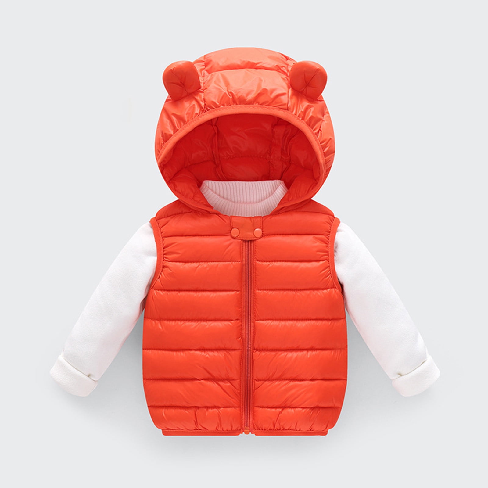 iTNHFP Boys Winter Coat Coat Baby Boy Toddler Kids Baby Boys Girls Winter Warm Sleeveless Jacket ...