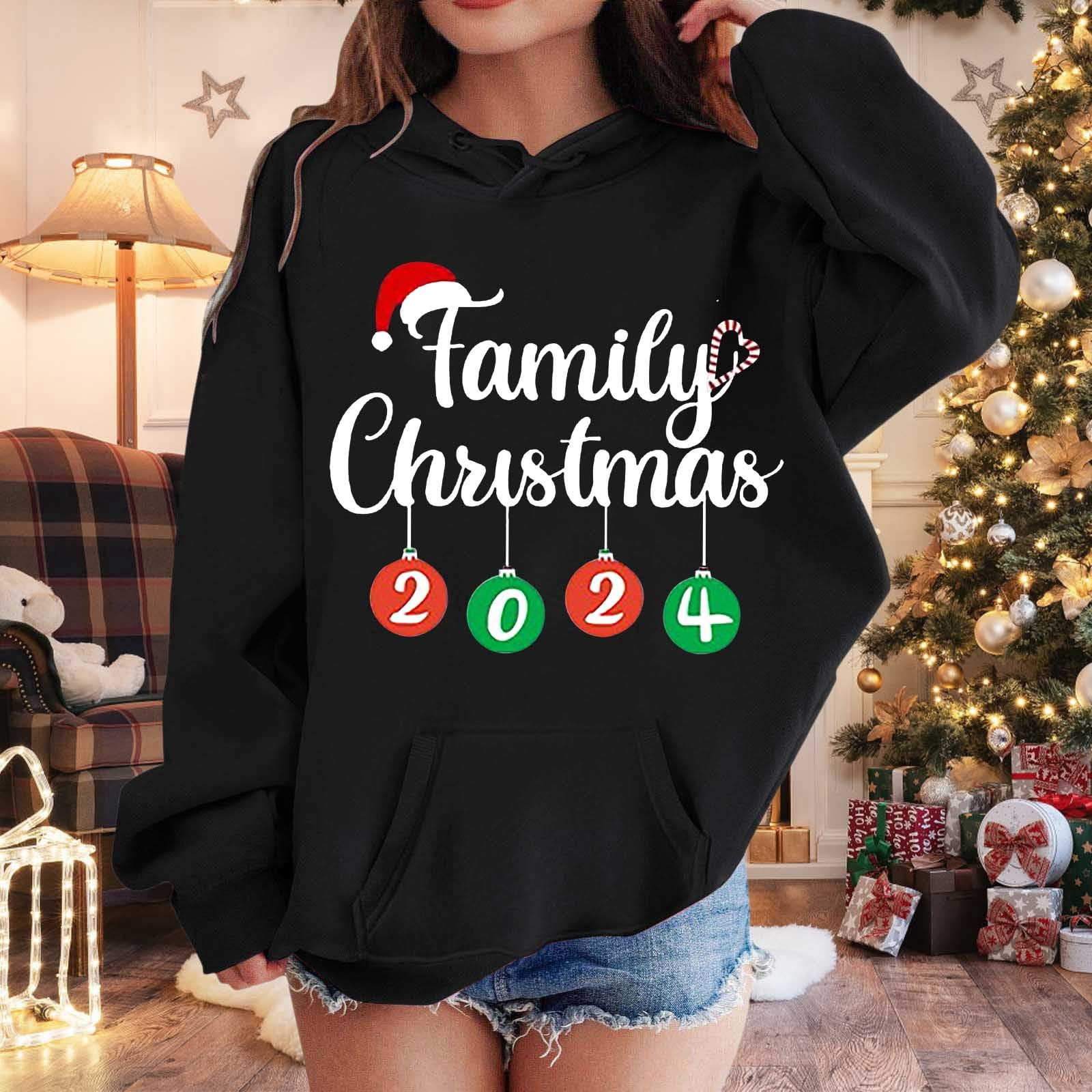 iTNHFP Girls Christmas Sweatshirt Size 14-16 Girl's Boy's Hoodie Long ...