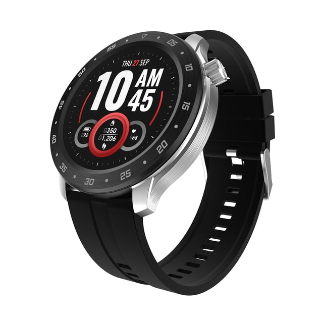 iTech Bold 3 Unisex Adult Smart Watch, Black, Silicone Strap - Walmart ...