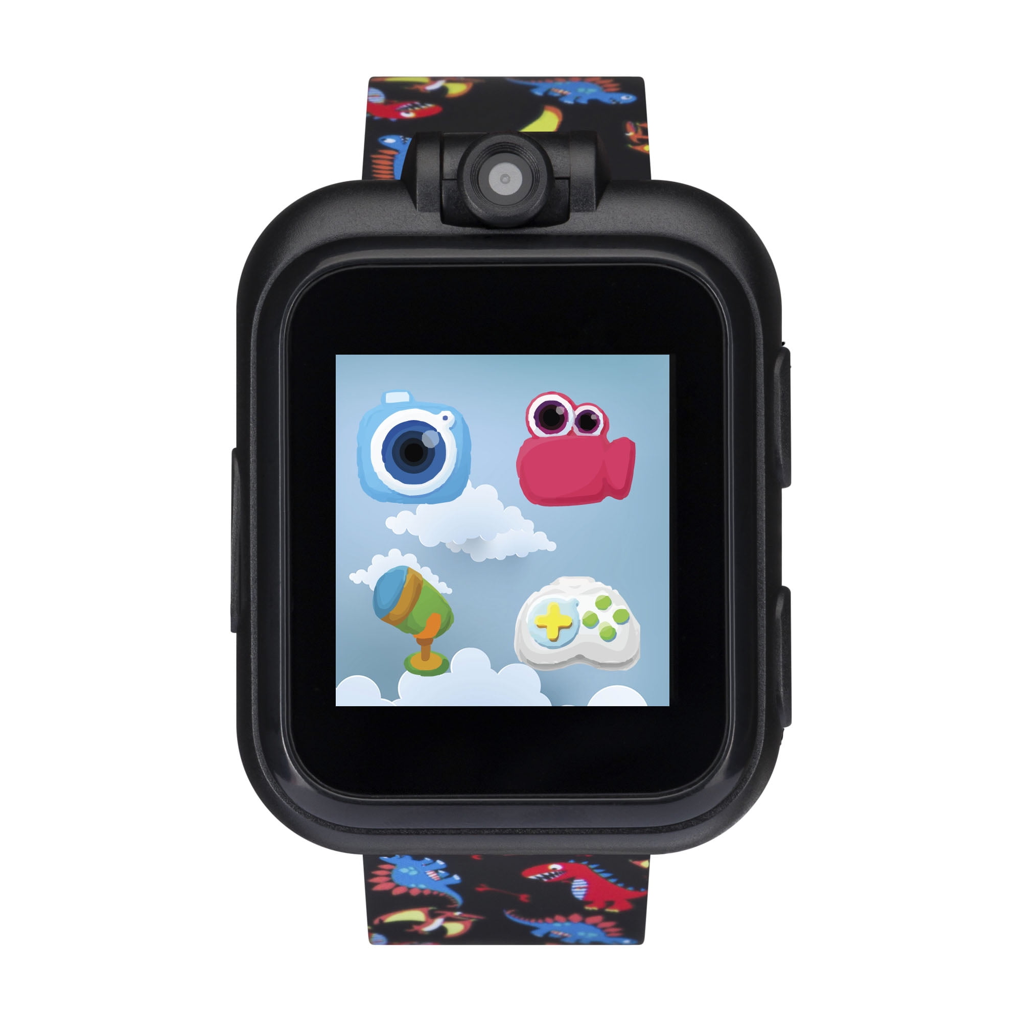 iTech Jr. Kids Smart Watch 40mm Dinosaurs Print Rubber Case with ...
