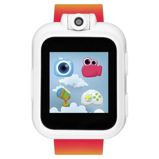 iTech Jr. Kids Smart Watch for Girls Rainbow Print Strap/White Case ...