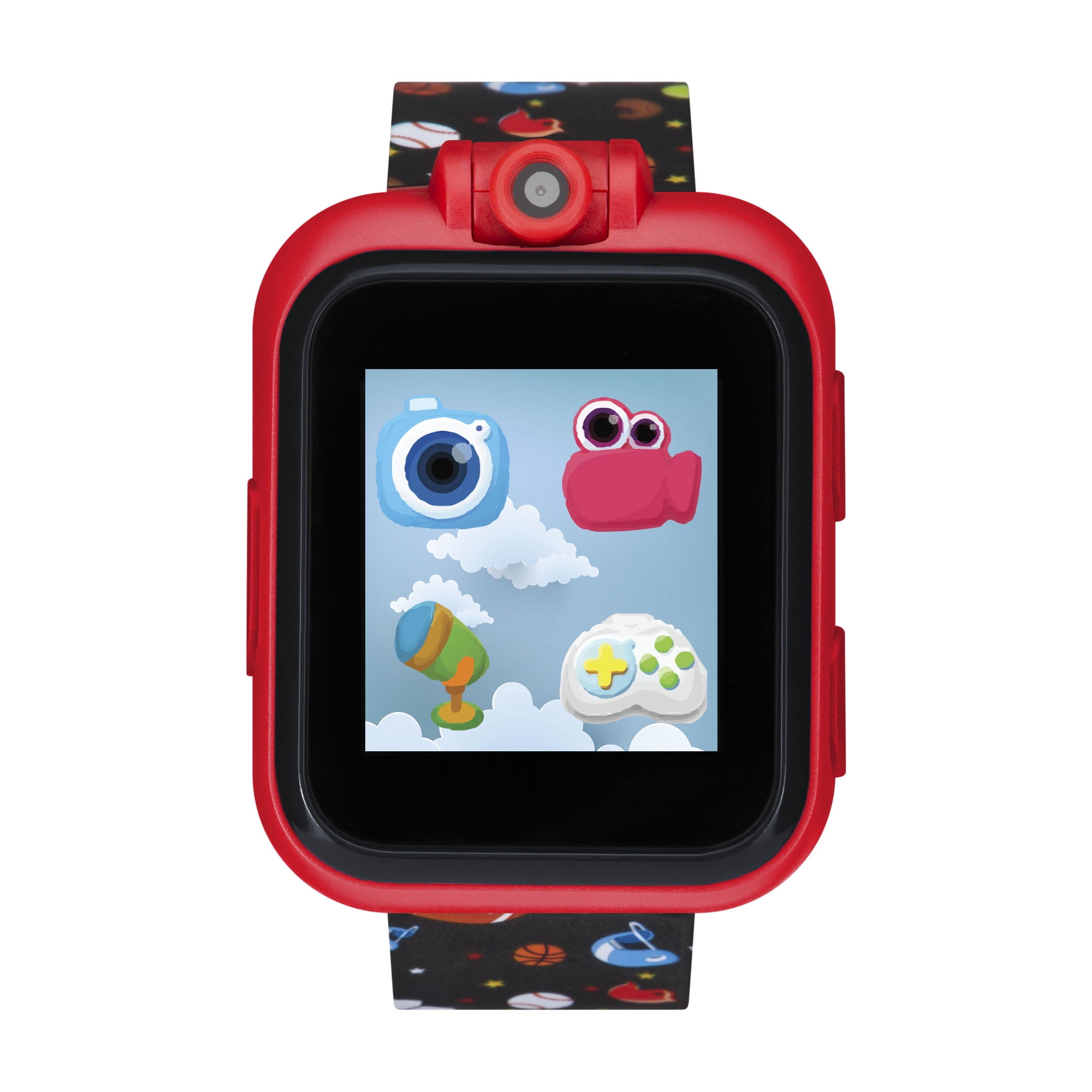 iTech Junior Black with Sports Print Kids Smart Watch ITE03517S06A-BLT ...