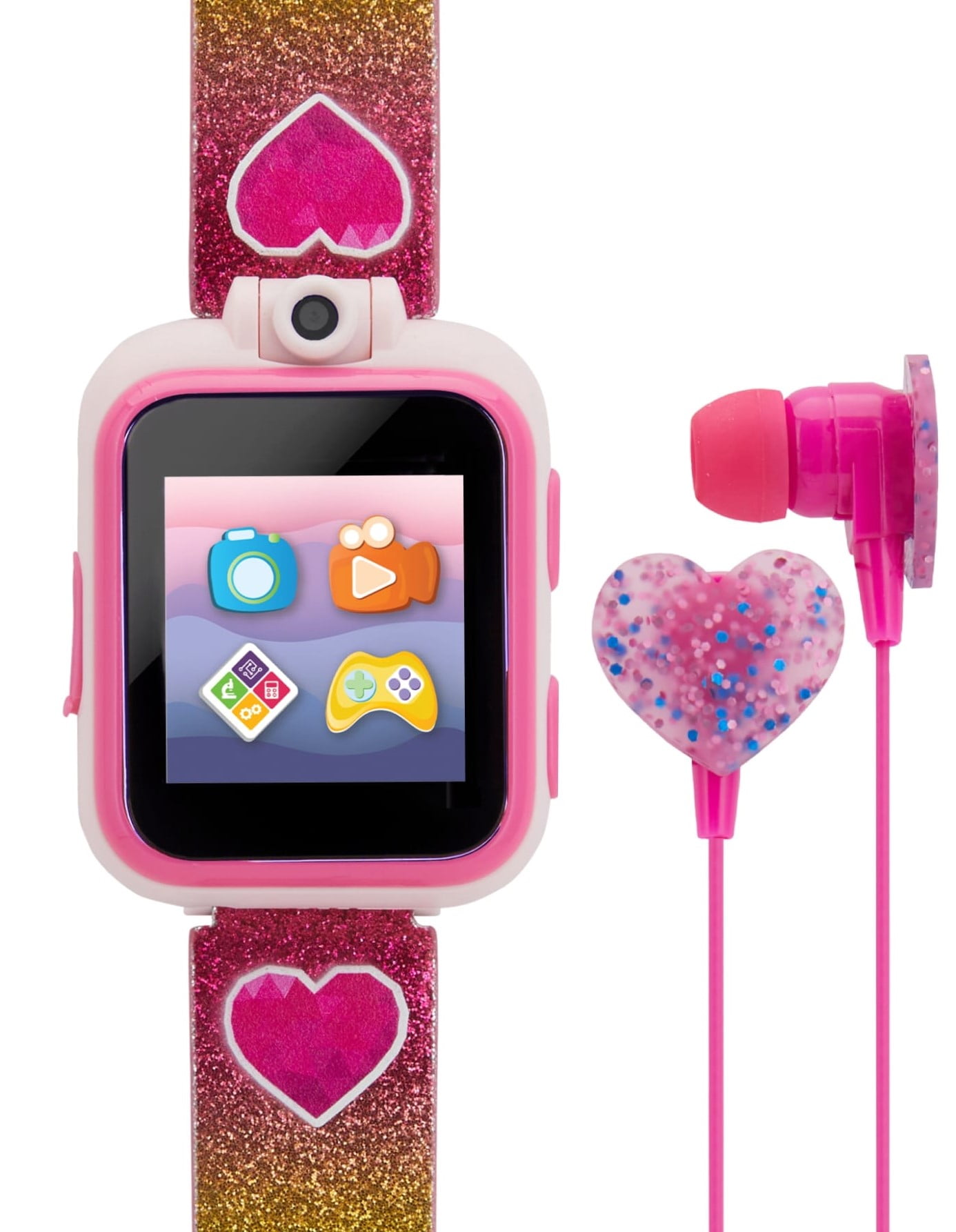 iTech Junior Children's Girls Earbuds & Smartwatch Set - Rainbow ...