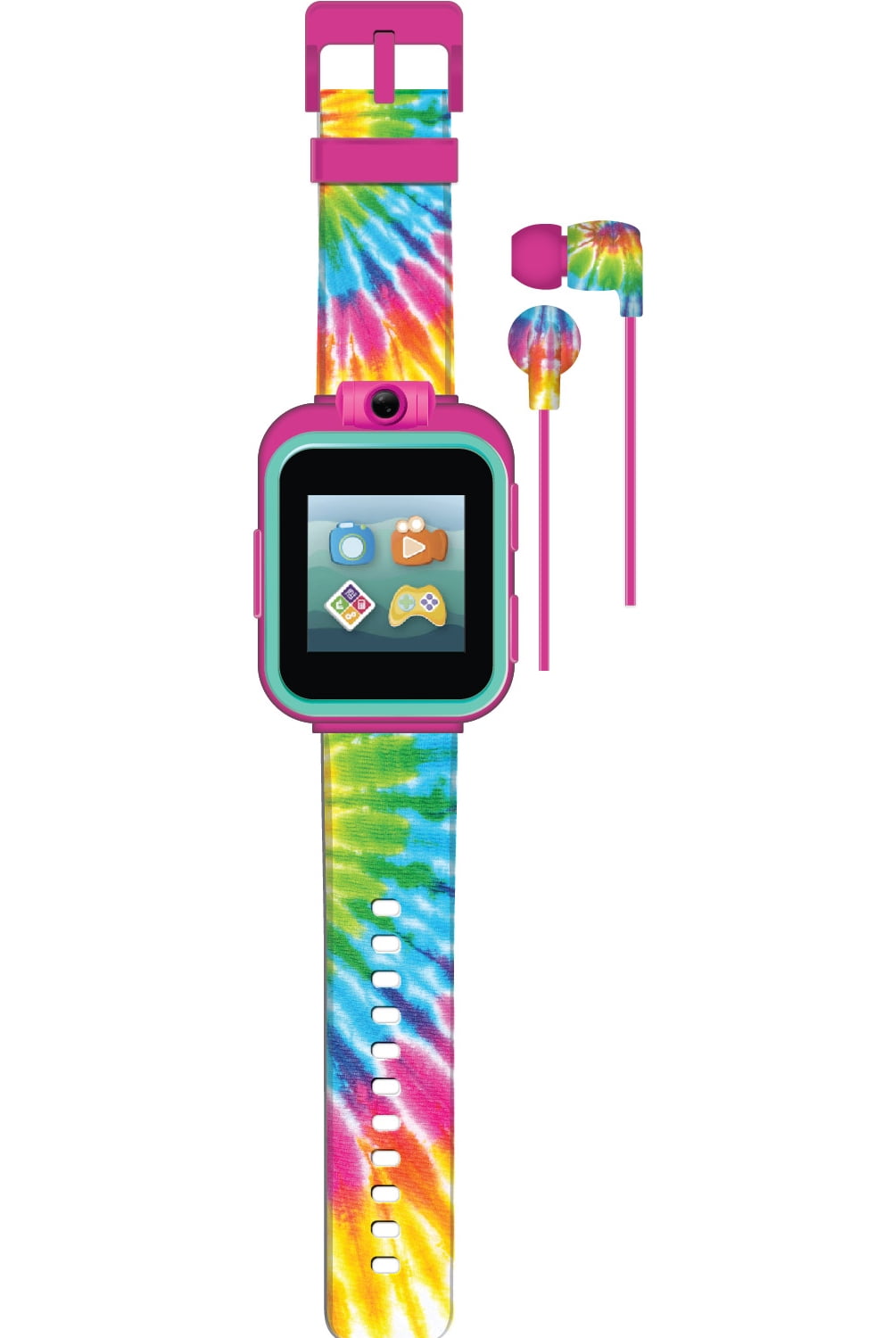 iTech Junior Children's Unisex Earbuds & Smartwatch Set - Tie dye 900406M-40-F01 - Walmart.com