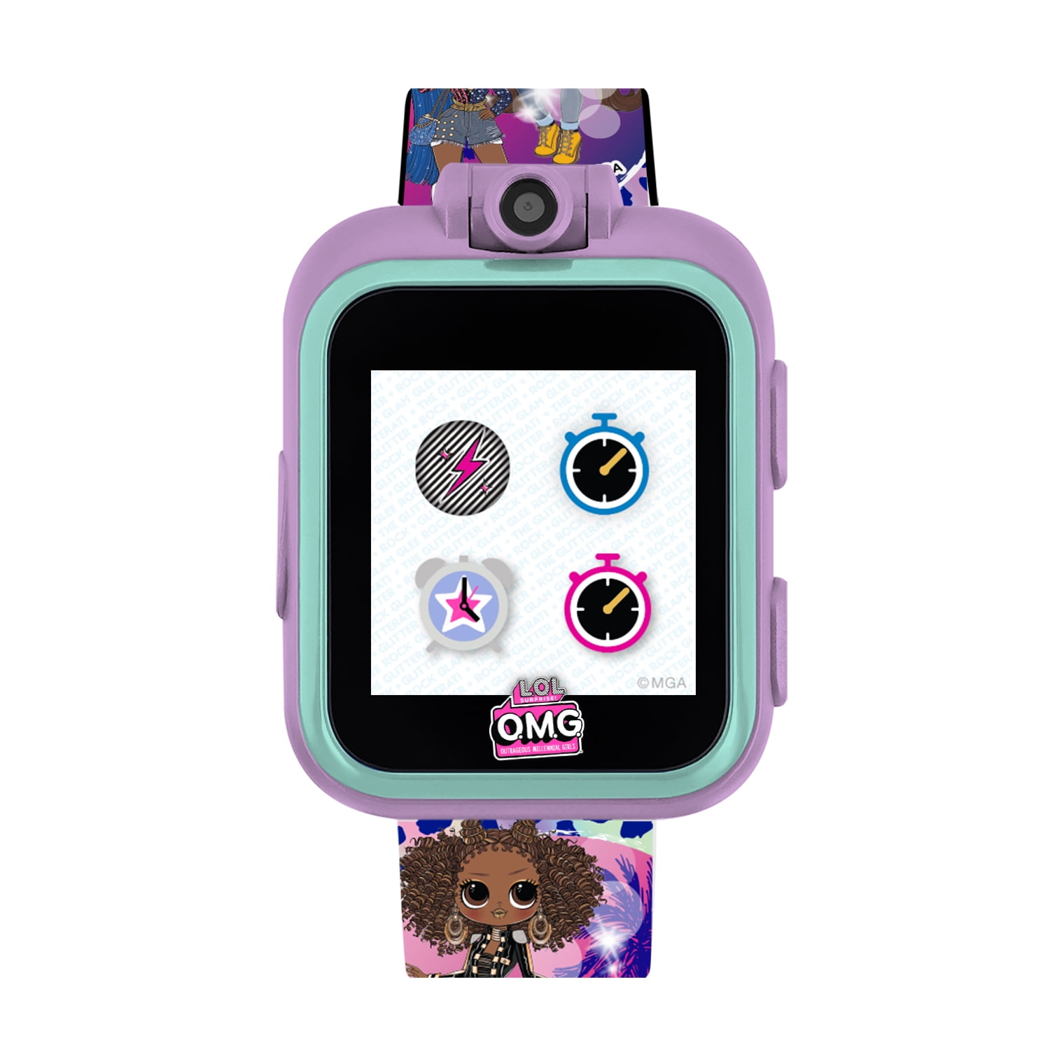 iTech Junior Kids LOL Surprise! OMG Girls Smart Watch: Lavender Iridescent - Walmart.com