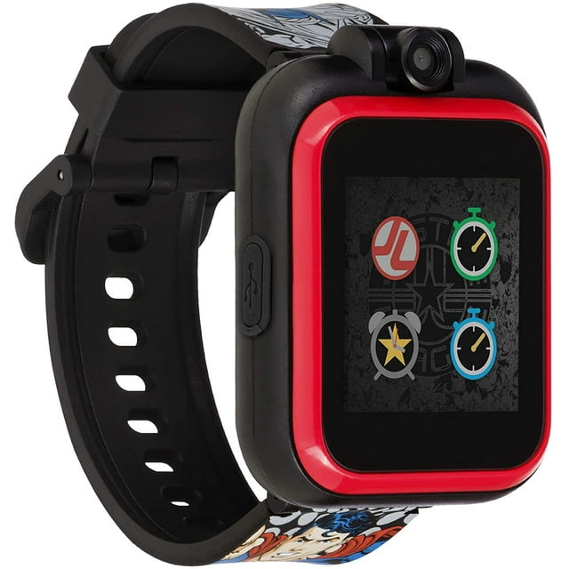 iTech Junior Playzoom Justice League Kids Smartwatch - Video Camera ...