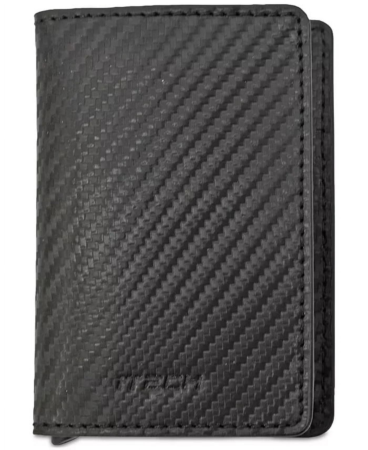 iTech Men's Pop Up Logo Wallet - Black 2-3/5" L x 3/5" W x 4-1/2" L ...