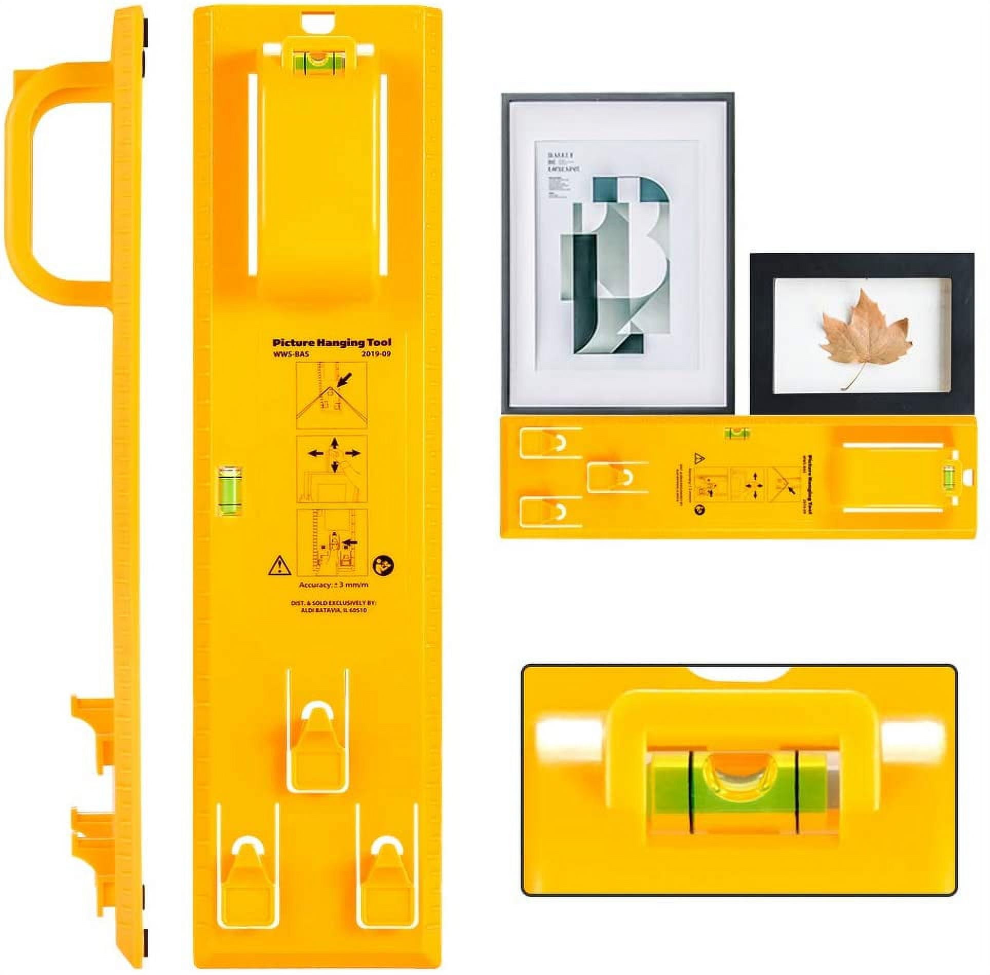 Walmart Picture Hanging Tool Set with Level, Hooks, and Wall Hanger Kit ...