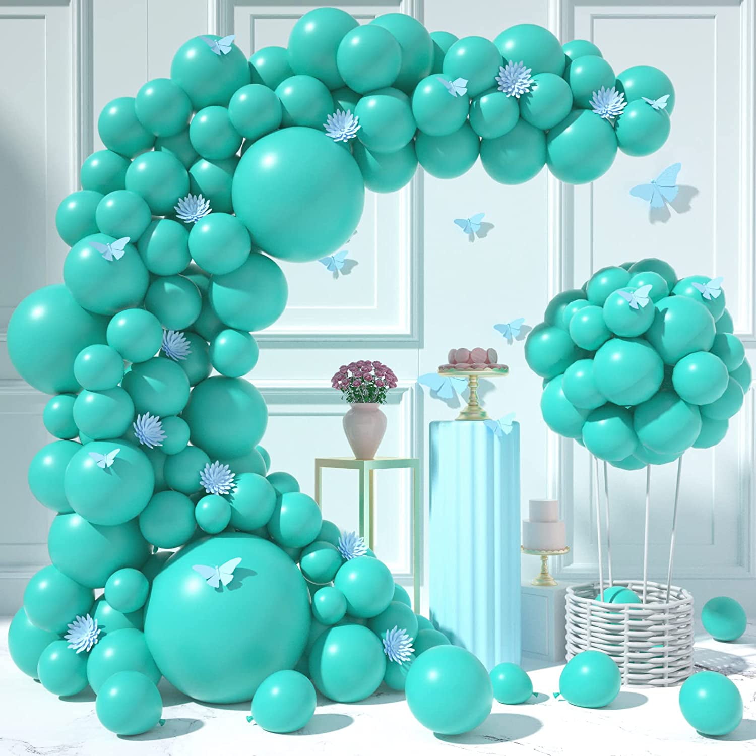 iTi Direct Adult Decoration Balloons with matching color ribbon, Latex ...