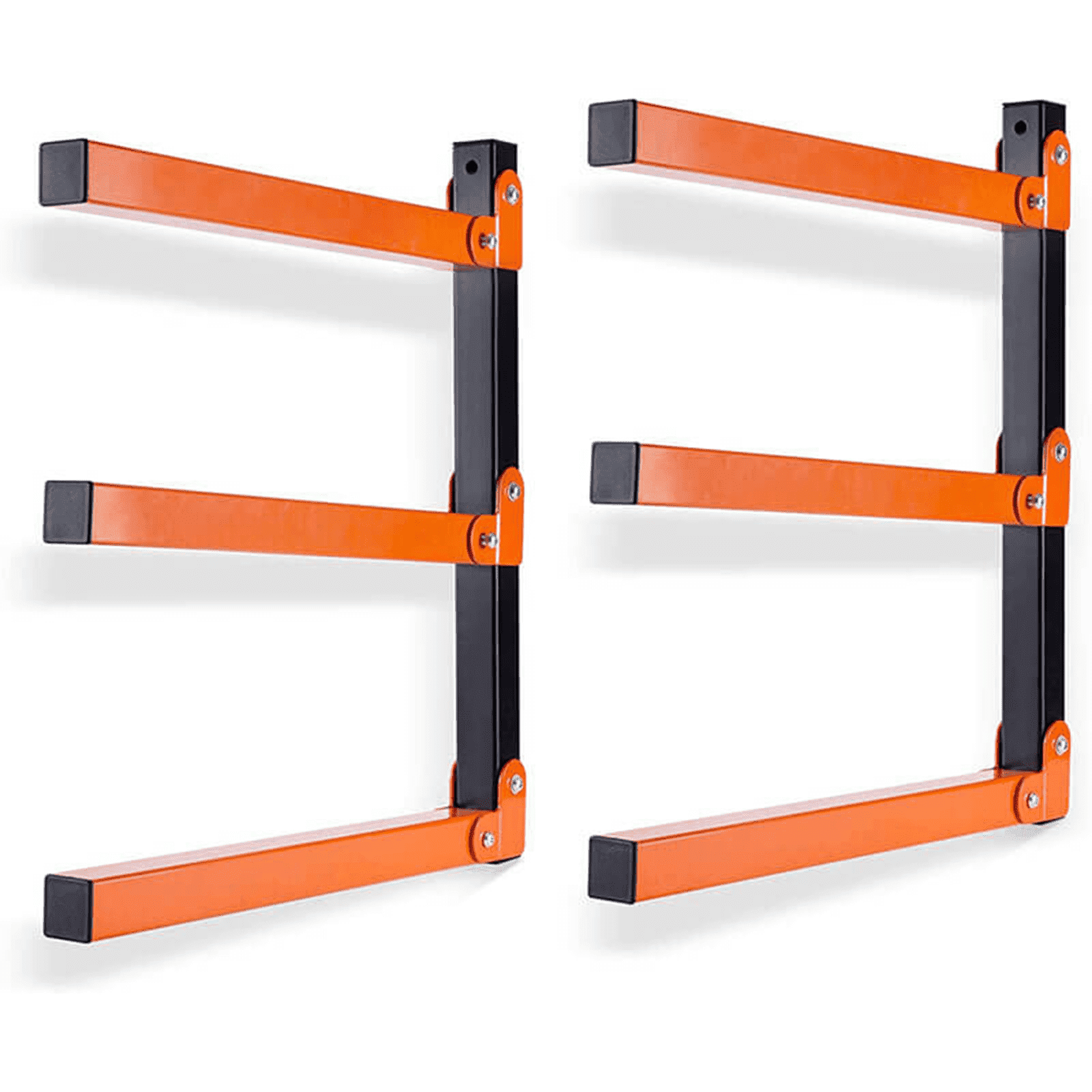 iToolMax Heavy Duty Wall Mounted 3-Tier Lumber Storage Rack, Wood ...