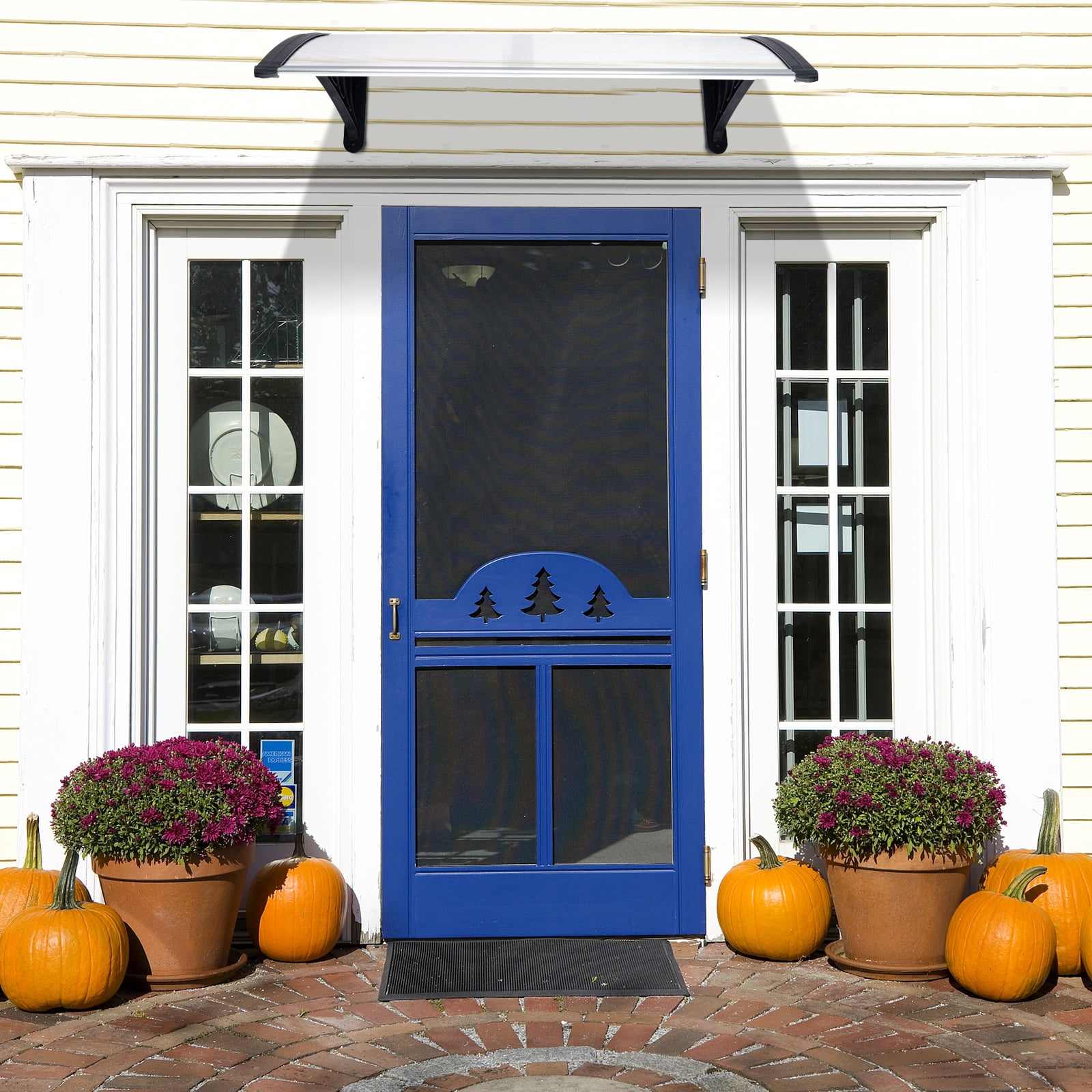 iTopRoad 39" x 35.4 " Window Awning Patio Front Door Canopy Garden ...