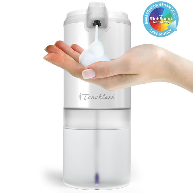 iTouchless Automatic Hand Soap Dispenser 325mL White (SFD002W ...