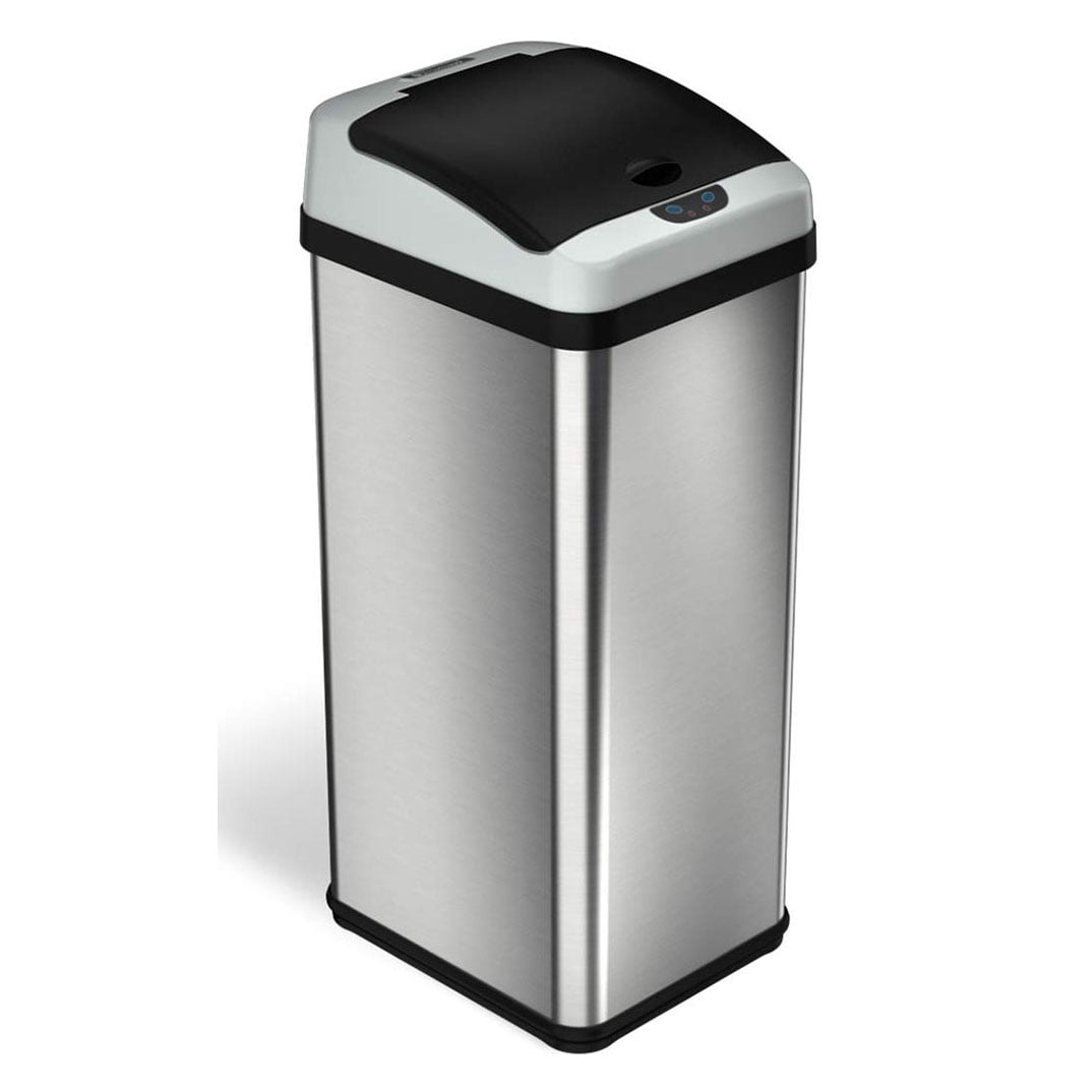 iTouchless IT13RX 13 Gallon Touchless Kitchen Garbage Trash Can ...