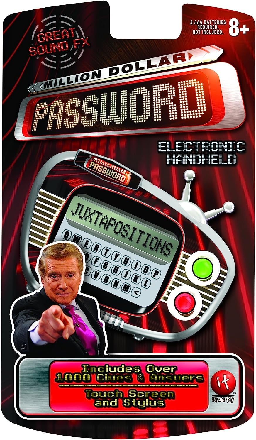 iToys Million Dollar Password Handheld Electronic Game with Touch Pad ...