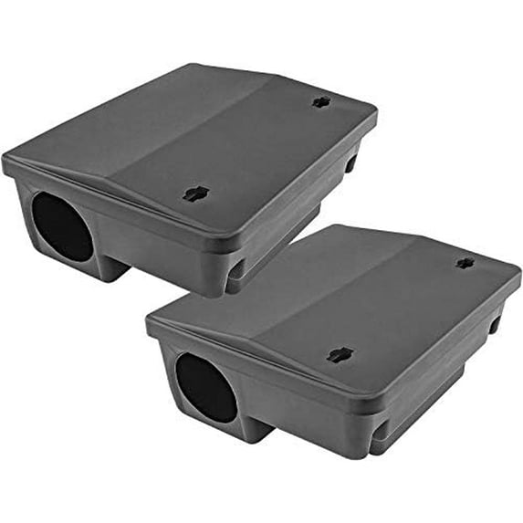 iTrap Mice & Rat Bait Stations – 2 Pack Rodent Control Boxes, Child ...