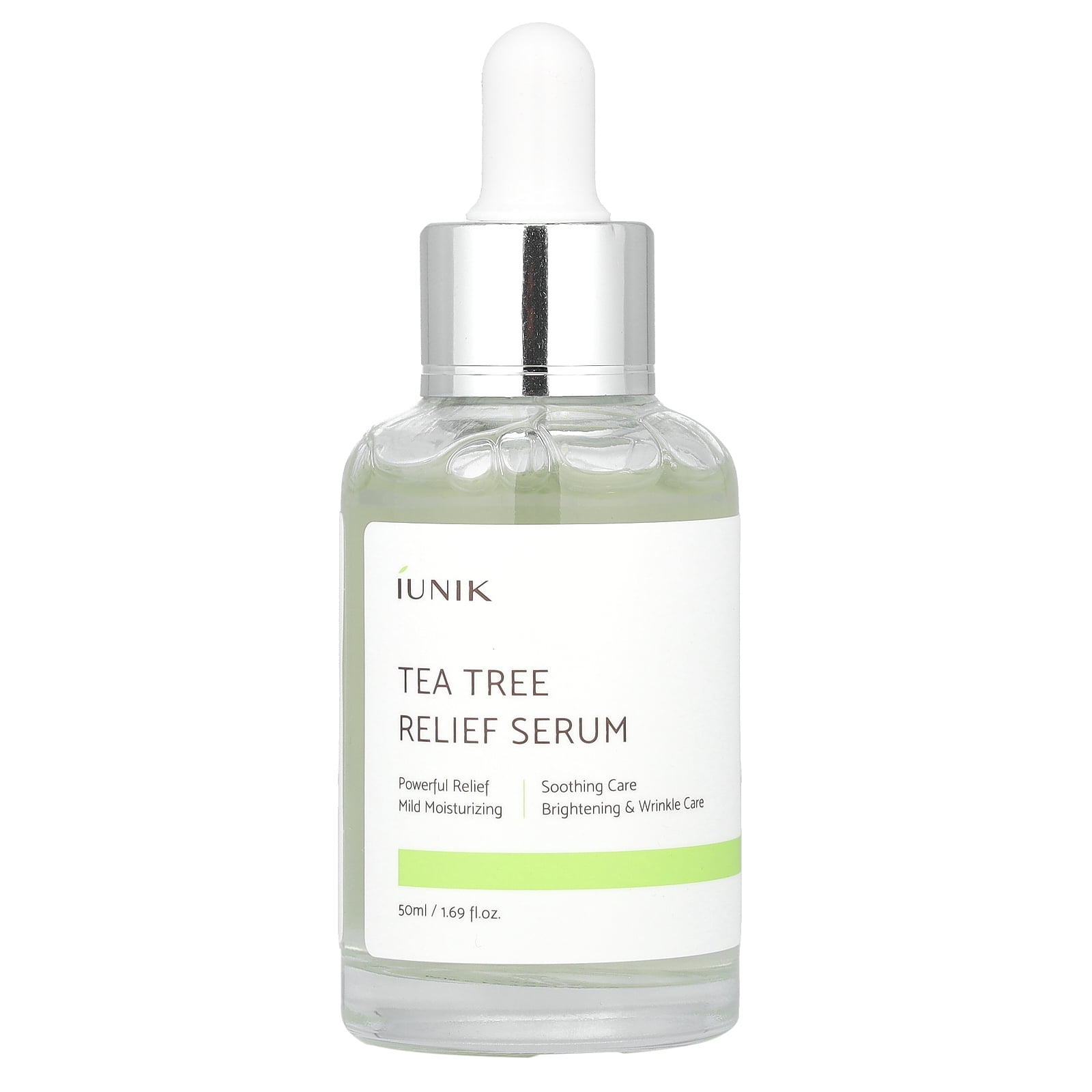 iUNIK Tea Tree Relief Serum for Skin Nourishing, 1.71 fl oz (50 ml ...