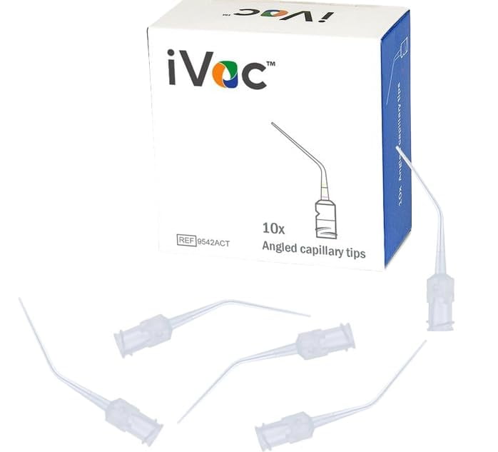 iVac™ Dental Angled Capillary Tips 10/pk Apical Negative Pressure ...