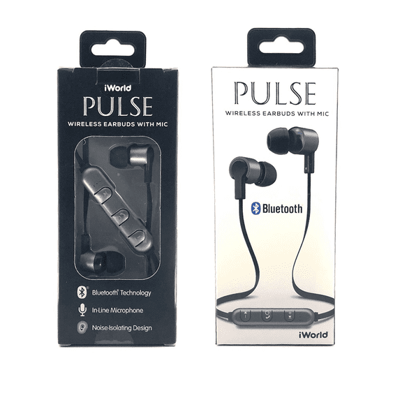 iWorld Mega Pulse Bluetooth Earbud - Walmart.com