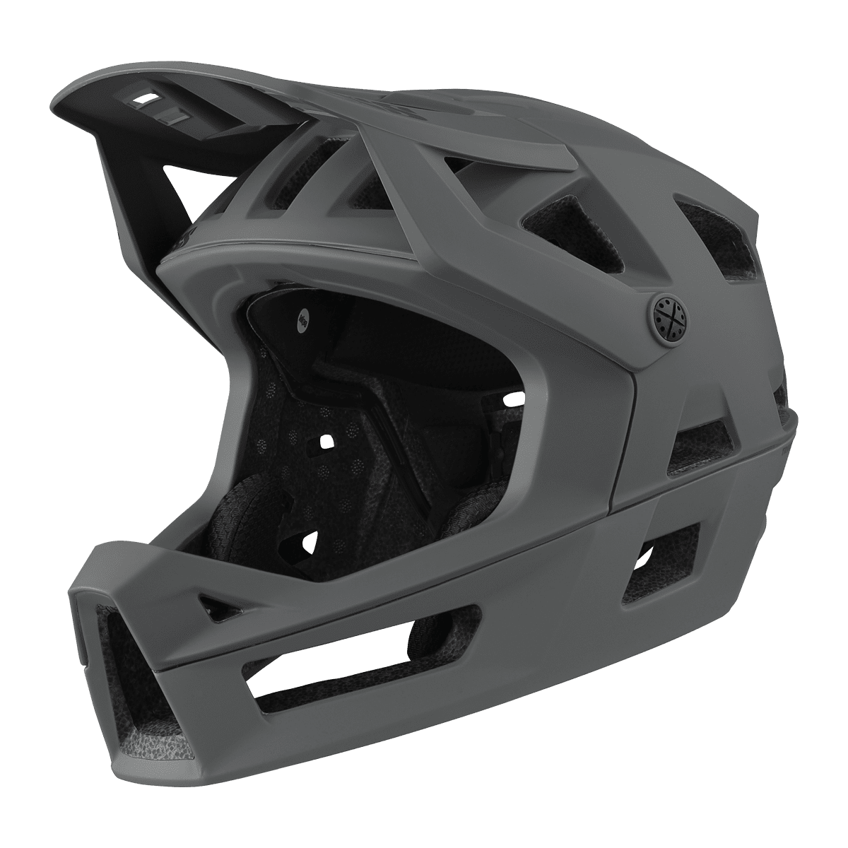 iXS Trigger FF MIPS Enduro Mountain Bike Full Face Helmet, Graphite, SM ...