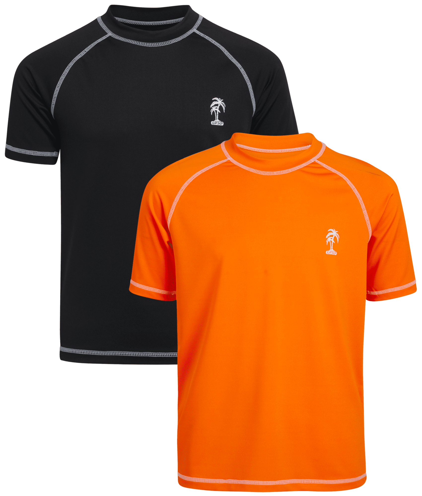 iXtreme Boys' UPF 50+ Rash Guard Swim Shirt - 2 Pack, Quick Dry, Sun ...