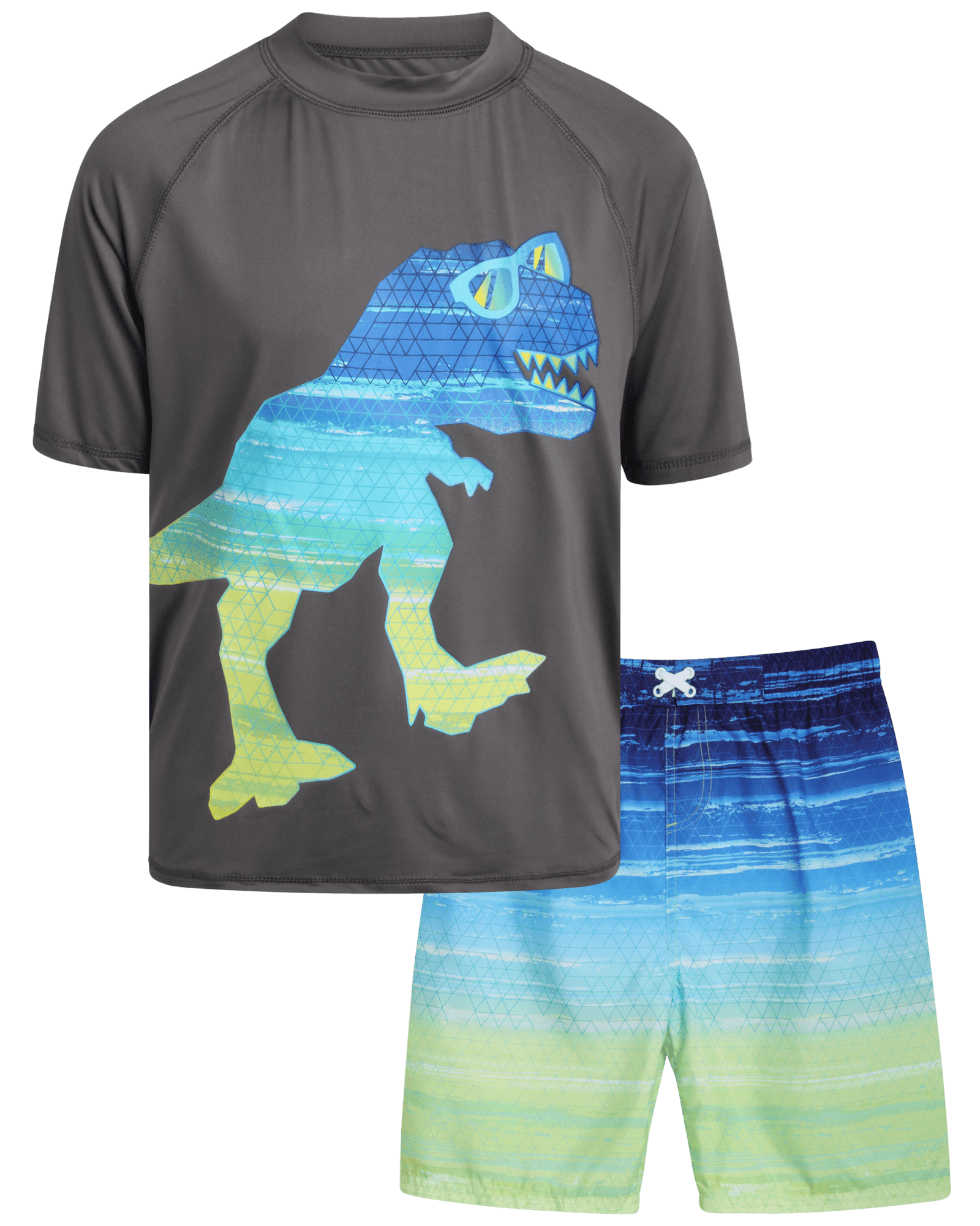 iXtreme Boys Rash Guard Set - 2 Piece UPF50+ Quick Dry Short Sleeve ...