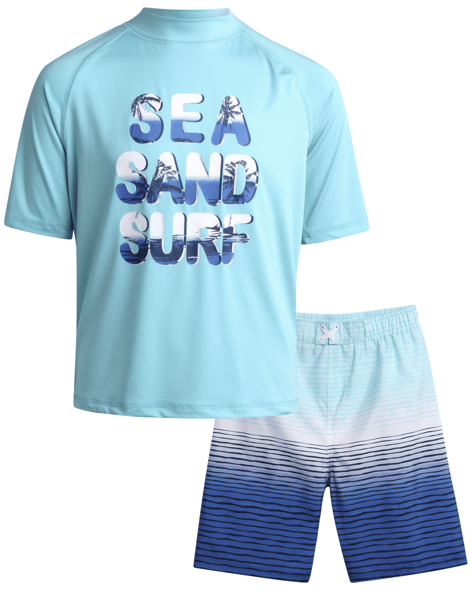 iXtreme Boys Rash Guard Set - 2 Piece UPF50+ Quick Dry Short Sleeve ...