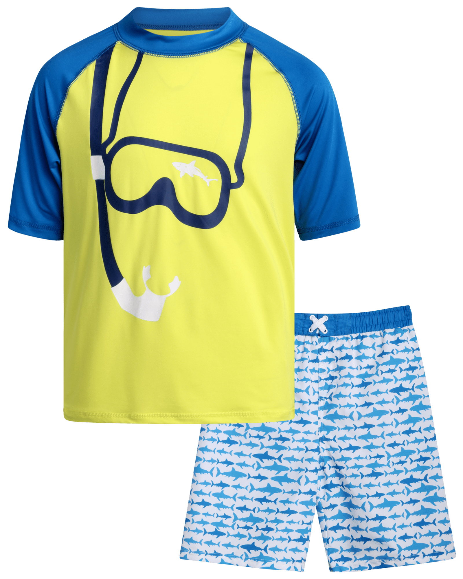 iXtreme Boys' Rashguard Set - UPF 50+ 2-Piece Snug Fit Swim Shirt and ...