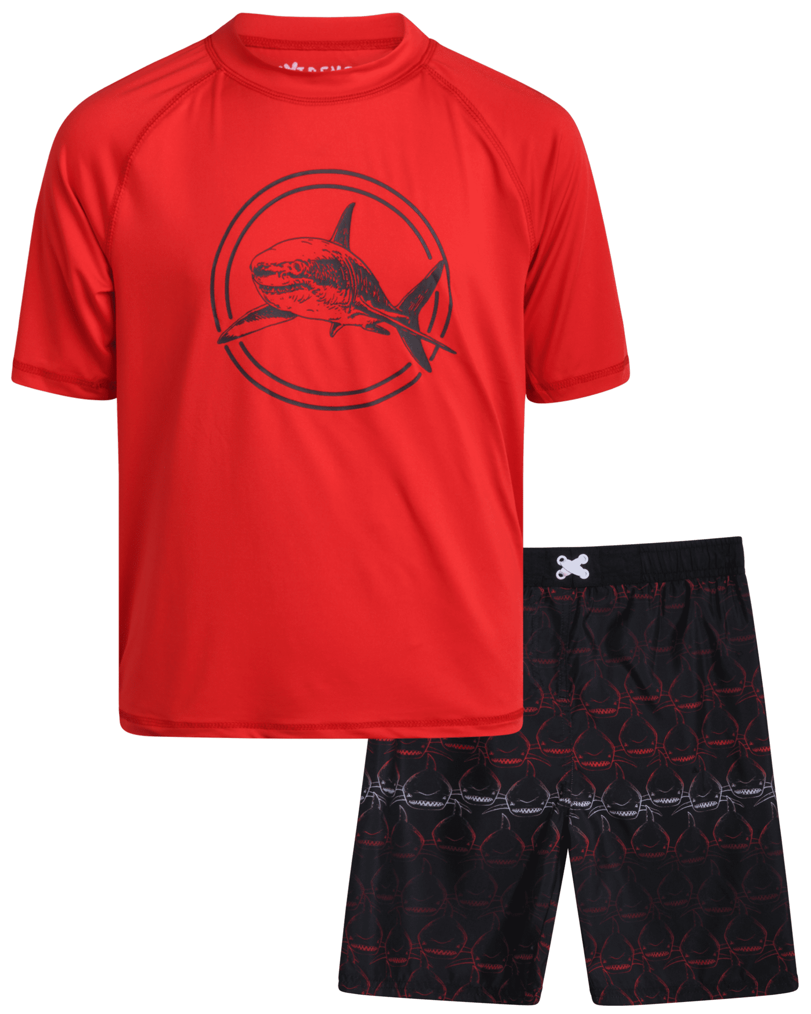iXtreme Boys' 2-Piece UPF 50+ Rashguard Swimwear Bathing Suit: Snug Fit ...