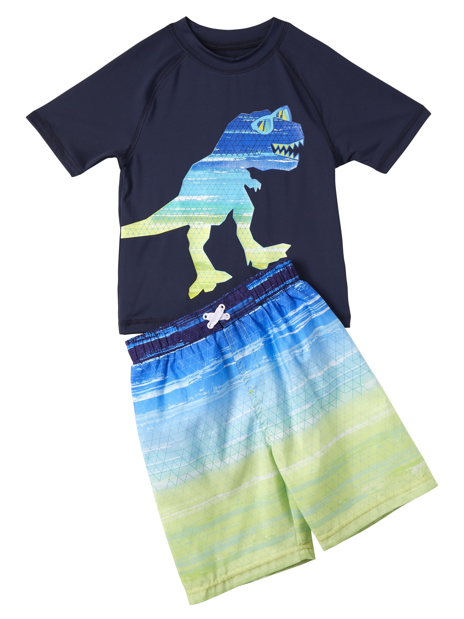 IXtreme Rash Guard Short Sleeve Swimsuit Set (Boy's) - Walmart.com