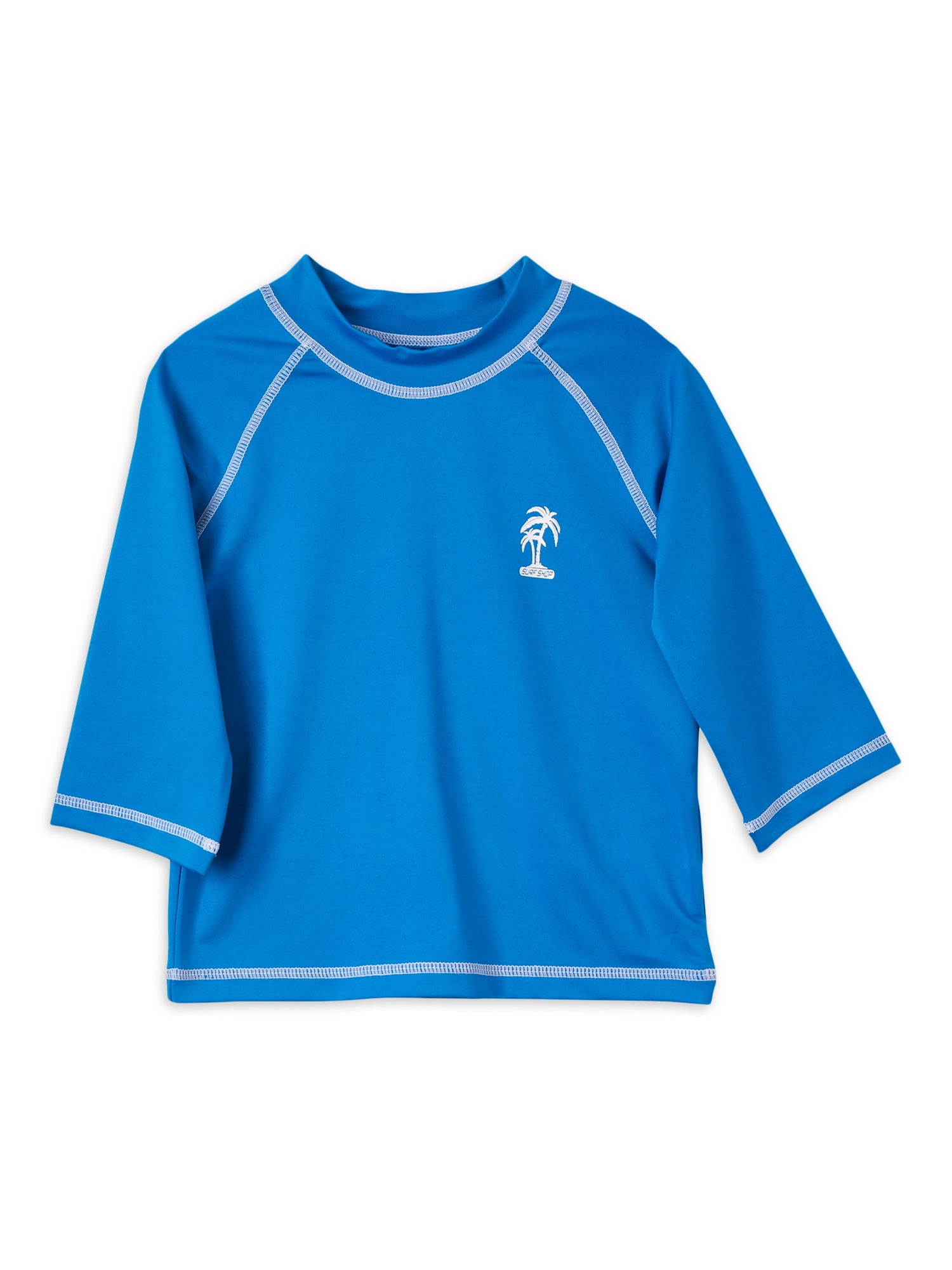 iXtreme Boys Solid Rashguard Swim Top with Long Sleeves, Sizes 4-18 ...
