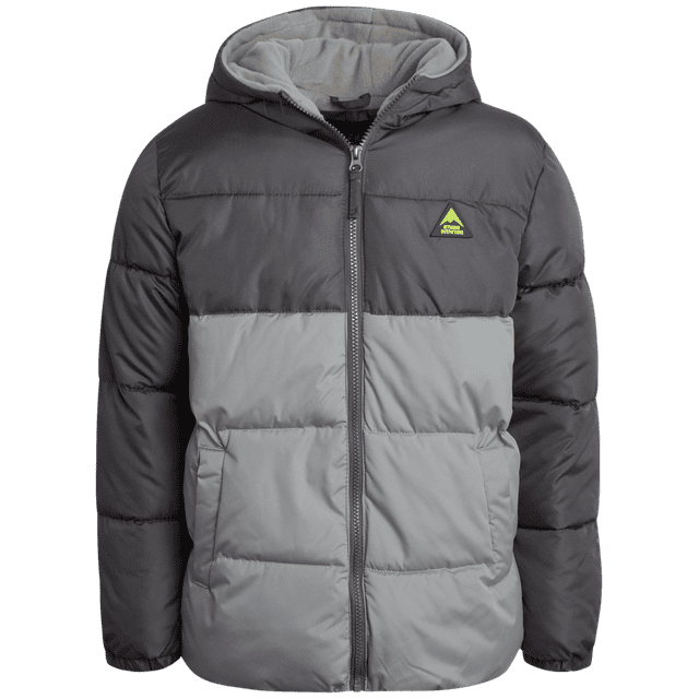 iXtreme Boys' Winter Jacket - Water Resistant Polar Fleece Lined Bubble ...