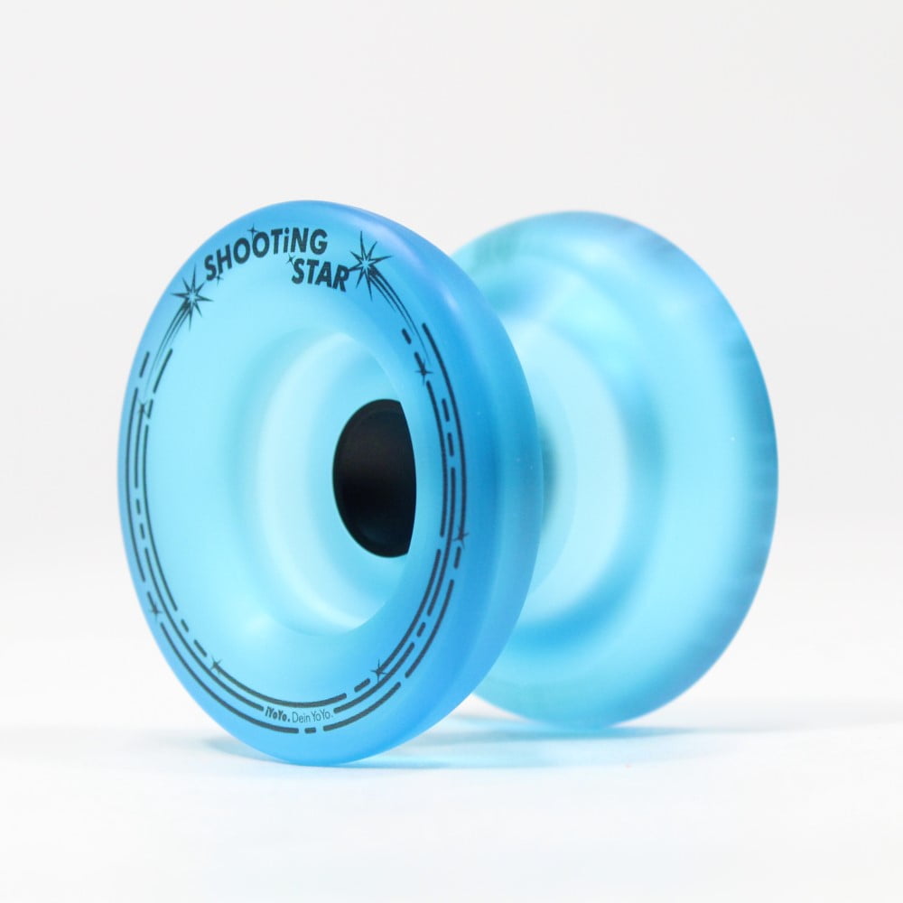 YoYoExpert SHOOTiNG STAR Polycarbonate Yo-Yo, Light Blue with Black Hub ...