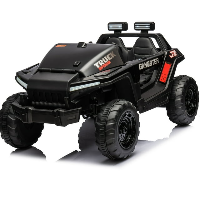 iYofe 24V Kids UTV Ride-On Electric Car with Music and LED for Boys and ...