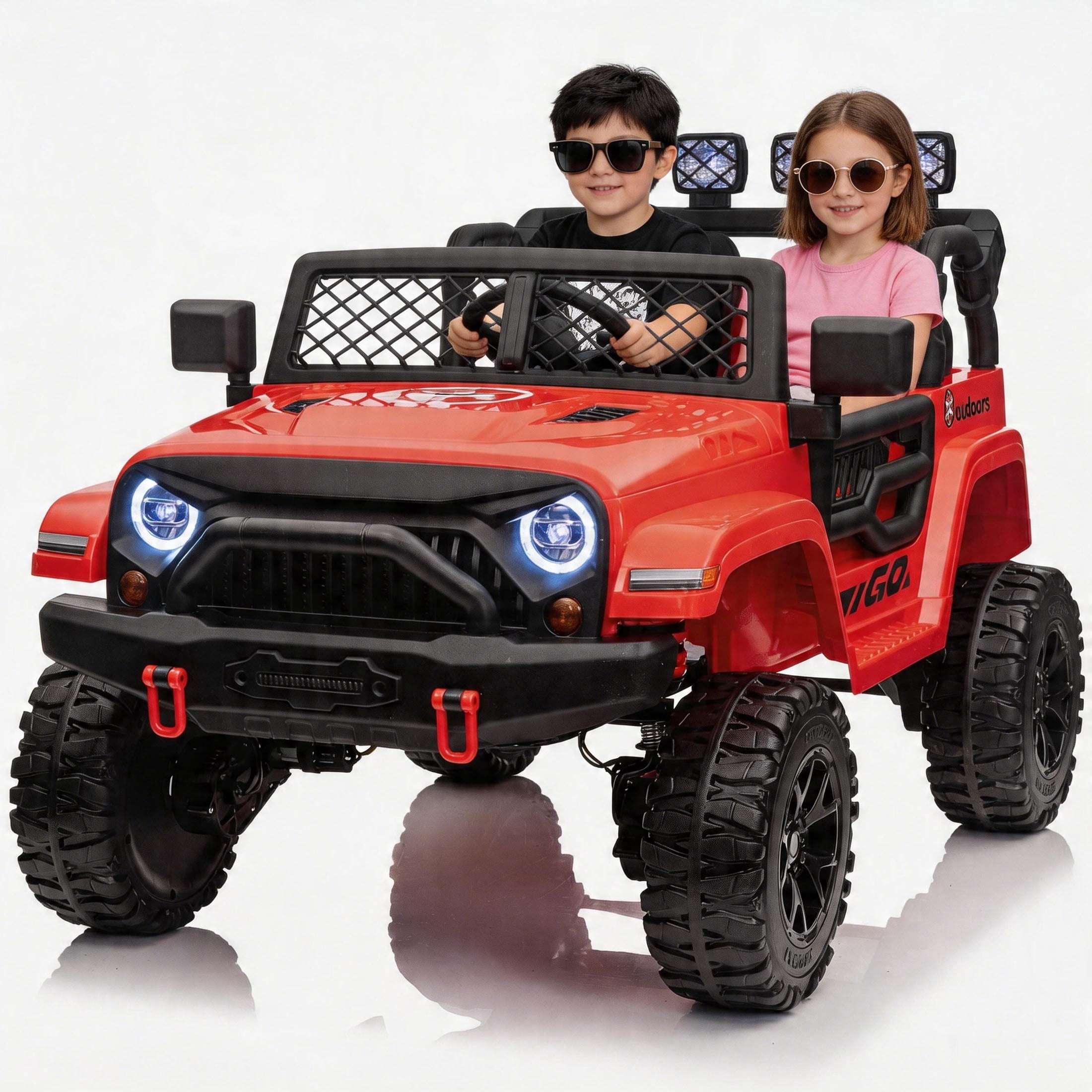 iYofe 24V 2 Seater Ride on Car Truck for Kids, Kids' Electric Vehicles ...
