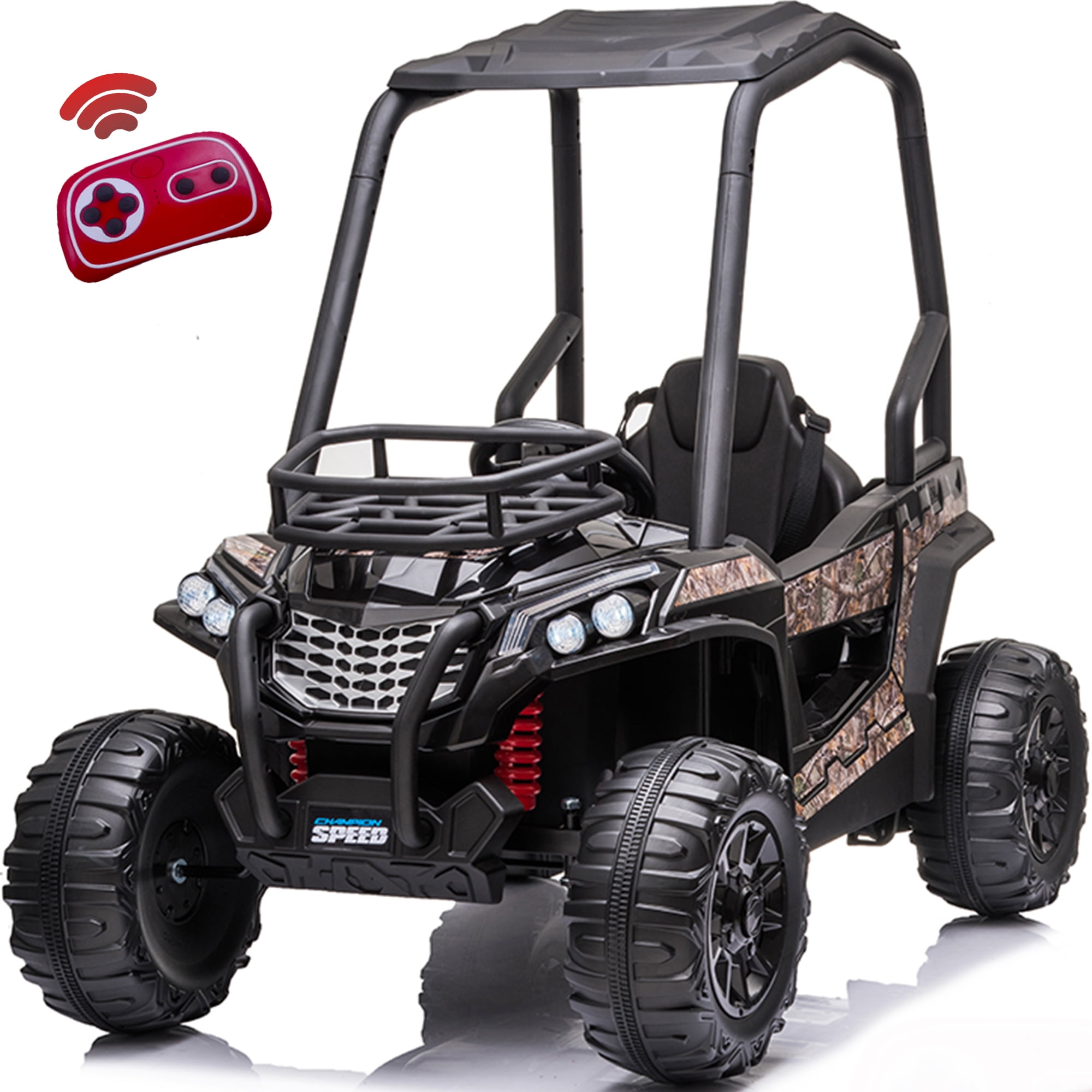 iYofe 24V Ride on Car with Remote Control Kids UTV Ride on Toy for 3-6 ...