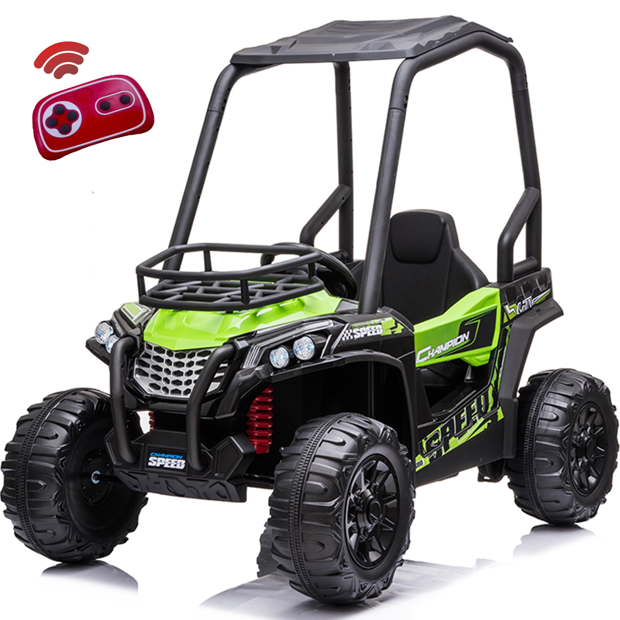 iYofe 24V Ride on Car with Remote Control Kids UTV Ride on Toy for 3-6 ...