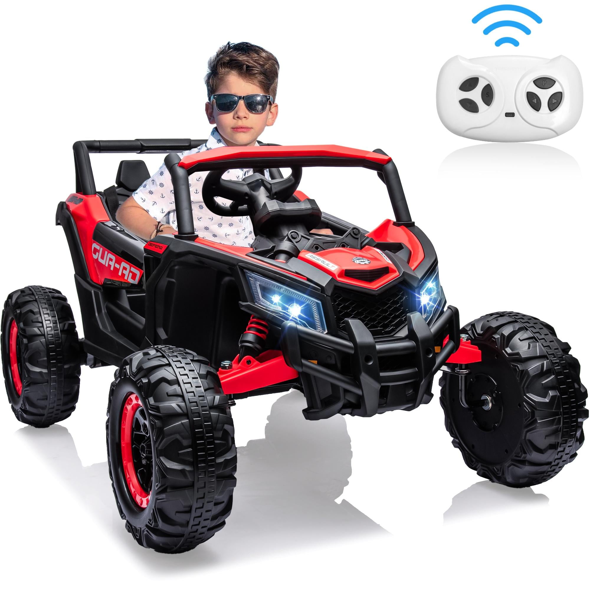 iYofe 24V Ride on UTV Toy Cars, Powered Ride on Trucks with Remote ...