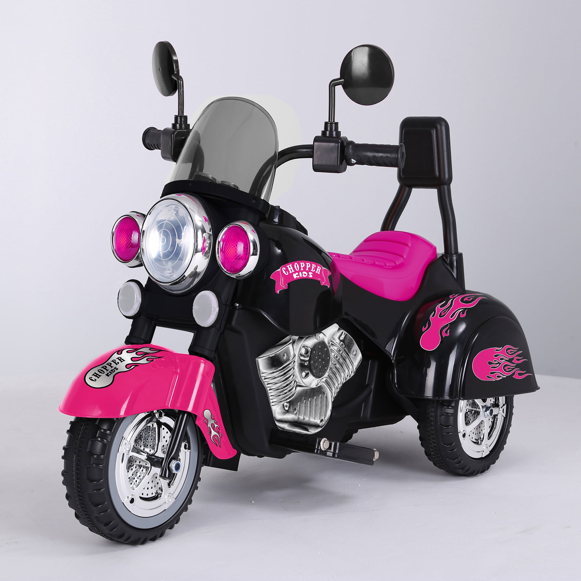 iYofe Kids 3 Wheel Ride on Motorcycle, 6V Electric Trike with Horn ...