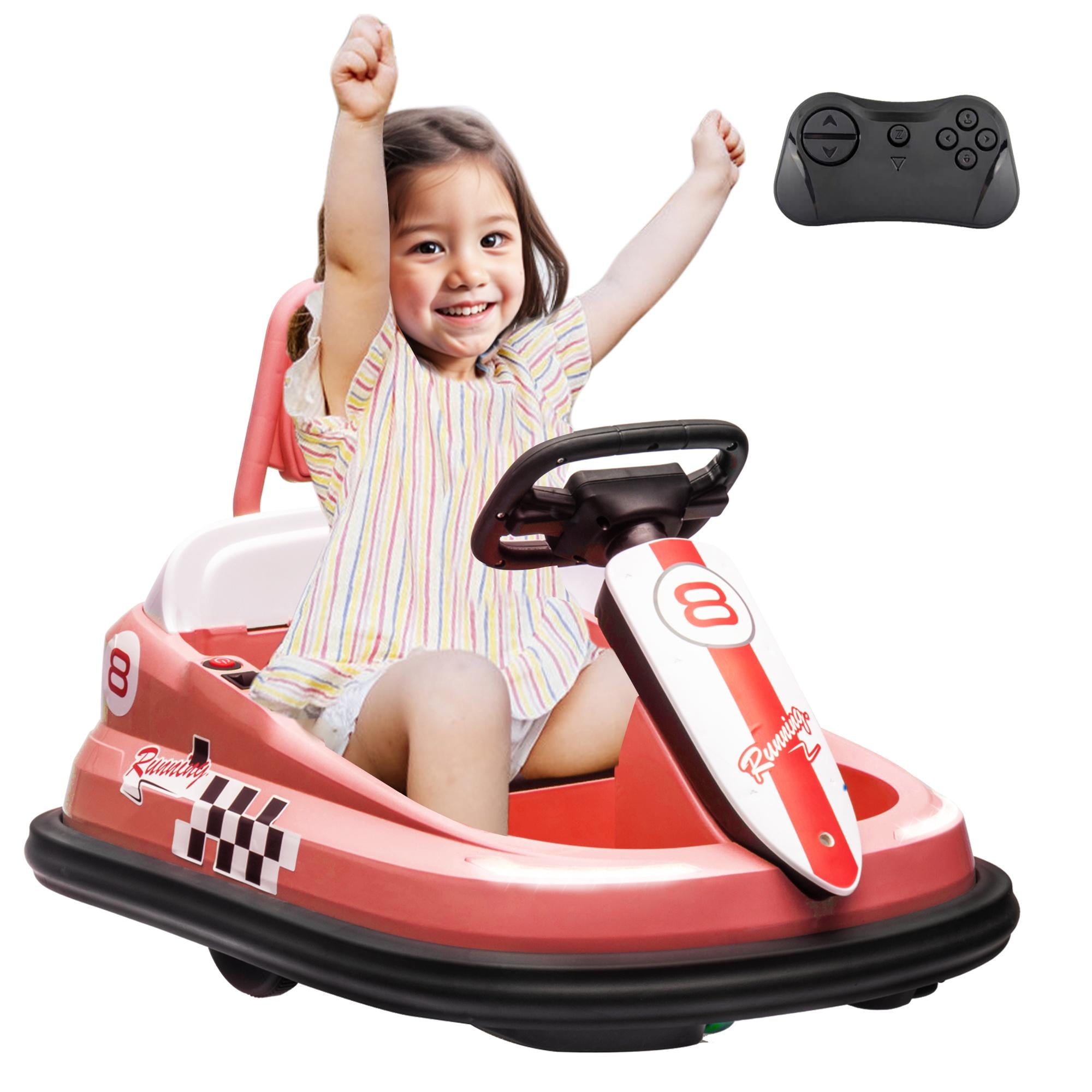 iYofe 6V Bumper Car Ride on with Remote Control, Bumper Cars for Kids ...