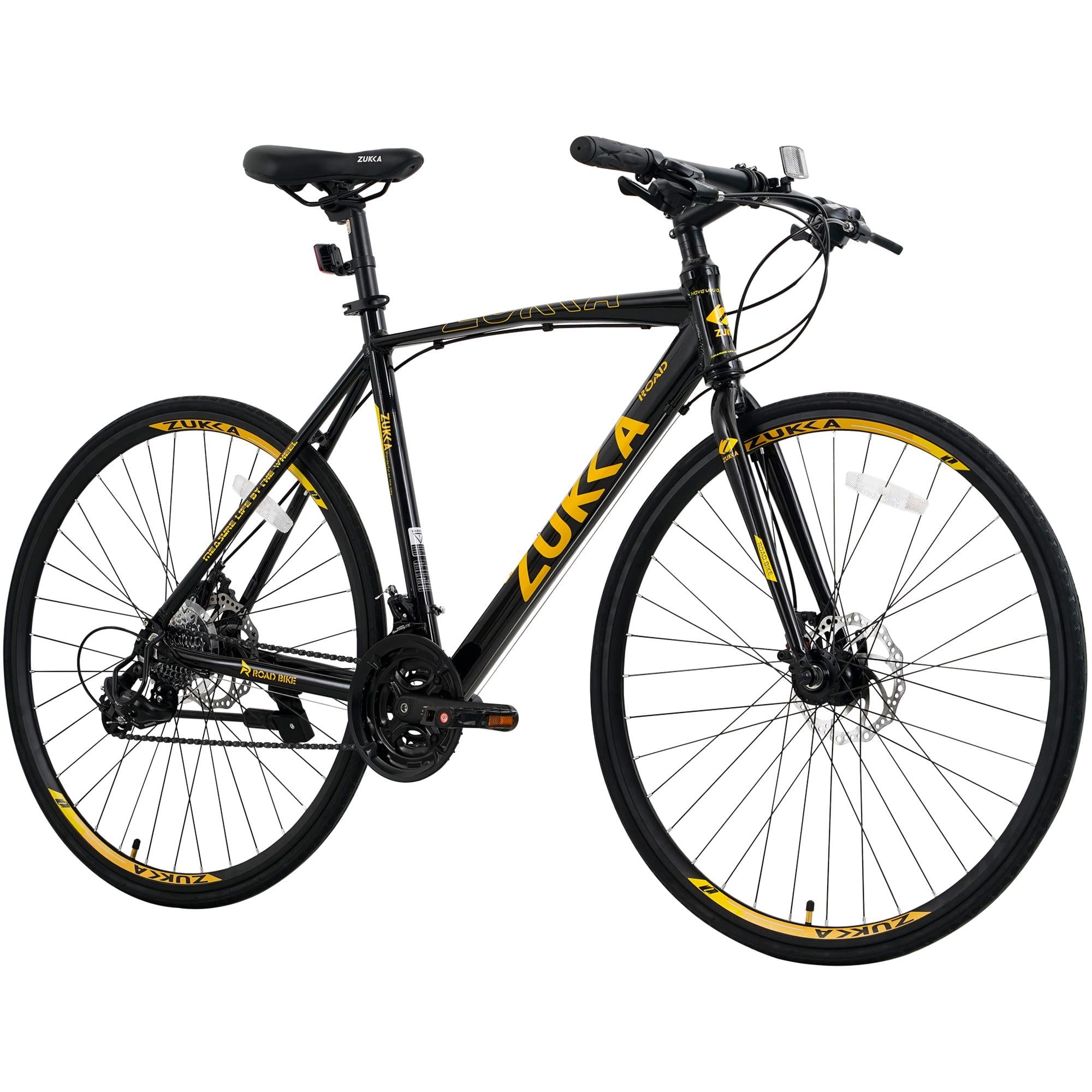 iYofe Adult Hybrid Bike 700C, Shimano 24 Speed, 85% Pre-assembled, City ...